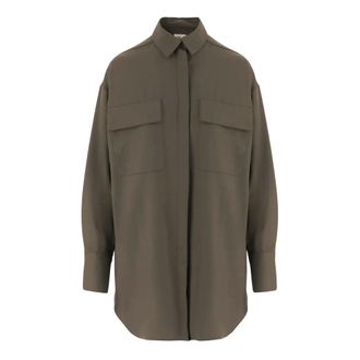 Ql2 Quelledue QL2 Quelledue, Femme, Blouses et Chemises, Vert, Taille: 44 FR Chemises