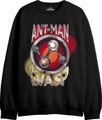 MARVEL &laquo; Antman - Antman & The Wasp &raquo; MEANTMMSW010 Sweatshirt Homme, Noir, Taille M