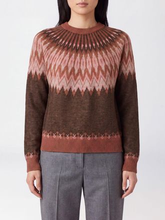 Roberto Collina Slim-Fit-Pullover aus Alpakawollmischung mit Ethno-Muster
