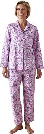 Daxon Pyjama en Flanelle Pur Coton Femme - Femme