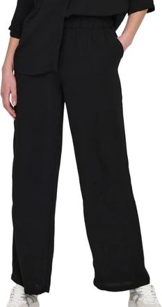 Jacqueline de Yong JdY Damen Jdydivya Hw Wide Pants Wvn Noos Hose, Schwarz, M EU