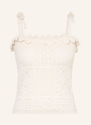 BA&SH Ba&Sh Stricktop Sela weiss