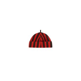 Rus Gestreifte M&uuml;tze - - Accessories - Damen - Rot - ONE SIZE