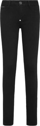 Philipp Plein Femme, Jeans, Noir, Taille: W28 Denim Jeggings
