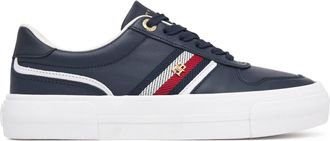Tommy Hilfiger Sneakers Tommy Hilfiger Th Platform Vulc Leather FW0FW09603 Dunkelblau