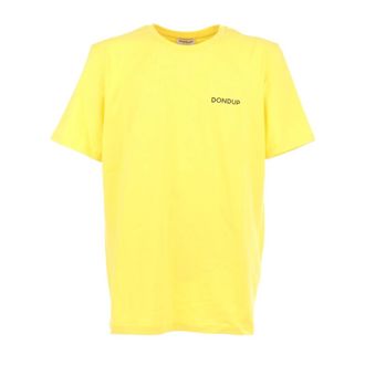 Dondup Regular-fit T-Shirt mit Rundhalsausschnitt - - Tops - Herren - Gelb - S