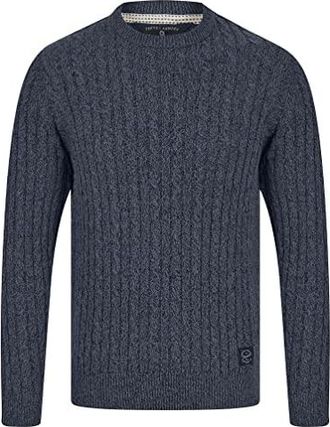 Tokyo Laundry Pull &agrave; col rond en tricot torsad&eacute; &eacute;pais pour homme, L