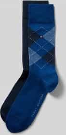 Tommy Hilfiger Socken aus Baumwoll-Mix im 2er-Pack Modell CHECK 2P