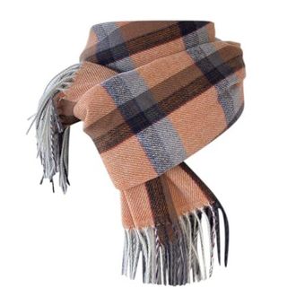 Generic Ch&acirc;le r&eacute;tro cor&eacute;en pour femme - Automne Hiver 2024 - Imitation chaude - Suger, Orange, Taille unique