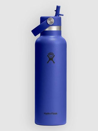 Hydro Flask 21 Oz Standard Flex Straw Cap Flasche capri blue