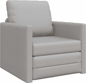 Generic Schlafsofa, Stoff Schlanker, Langlebiger Samt-Innenraum, Umwandelbarer Couch, Modernes Schlafsofa, Kompaktes Lounge, Vielseitiger Wohnraum (Wolkengrau