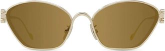 Loewe Femme, Accessoires, Jaune, Taille: 57 MM Lw40115U 32G Lunettes de soleil