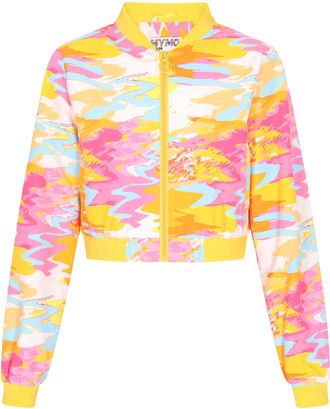 Mymo Jacke Frauen orange mehrfarbig