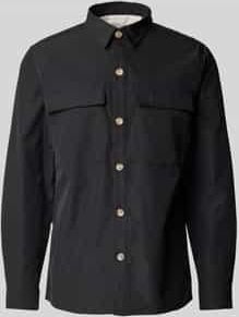 Colours & Sons Regular Fit Hemdjacke mit Brustpattentaschen