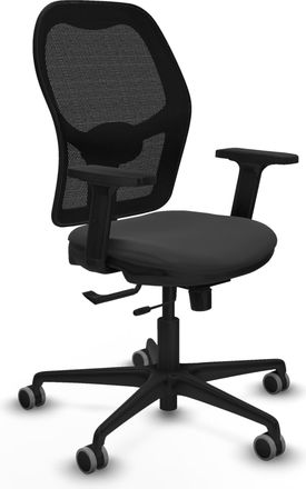 Piqueras y Crespo Schreibtischstuhl Home Office Jorquera mit 2D-Armen, h&ouml;henverstellbare Lendenwirbelst&uuml;tze, ausgestattet mit Syncro/Traslack und injiziertem Schaumstof