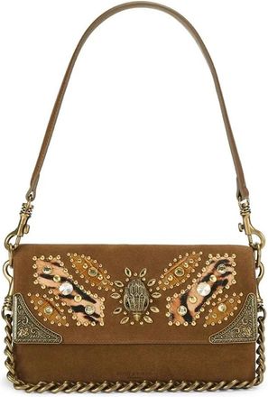 Kurt Geiger Sac &agrave; bandouli&egrave;re souple Sloane - Femme - Sacs - Brun - Taille: ONE Size