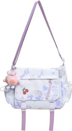 Generic Kexpery Sac Messager Femme Nylon Grande Capacit&eacute; Pendentif Sac &agrave; &Eacute;paule pour Voyage et Usage Quotidien