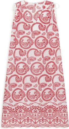 Maliparmi Maliparmi, Femme, Robes, Rouge, Taille: 44 FR Robe Broderie Anglaise