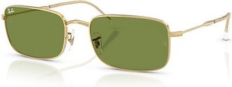 Ray-Ban Rb3746 Sonnenbrillen Arista Gold Fassung Gr&uuml;n Glas 59-20