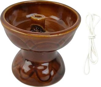 BESPORTBLE Ipetboom Retro &Ouml;l-Lampe mit Docht Keramik Vintage Kerosinlampe f&uuml;r Innenr&auml;ume Einstellbare Flamme Einfache Bedienung Dekorative Petroleumlampe f&uuml;r Zuh