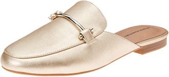 Amazon Essentials Mules à Boucle Femme, Or, 44.5 EU Large