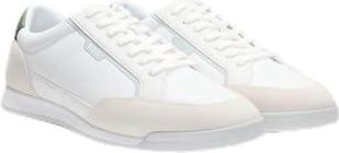 BOSS Baskets basses Nitan txsd pour homme en daim et cuir synth&eacute;tique, taille, Blanc ouvert., 42 EU