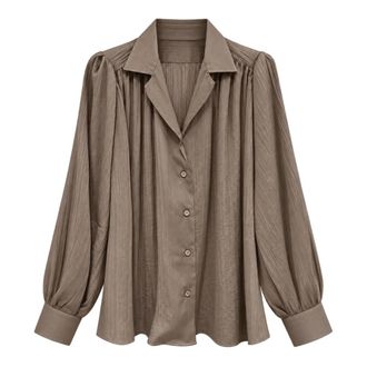 Mars&eacute;m Cd043Fw26 Bluse - - Blouses & Shirts - Damen - Braun - S