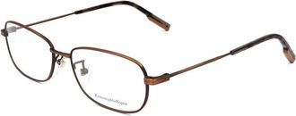 Ermenegildo Zegna Homme, Accessoires, Brun, Taille: ONE Size Ez5166-D-38 Monture Optique