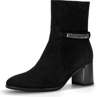 Gabor Damen Klassische Stiefeletten, Frauen Stiefeletten,halbstiefel,Kurzstiefel,uebergangsschuhe,uebergangsstiefel,Boots,schwarz,35 EU / 2.5 UK