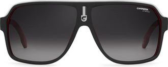 Carrera Sonnenbrillen 1001/S Matte Black Red/Grey Shaded 62/11/140 Unisex