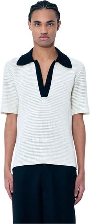 Jil Sander Homme, Tops, Blanc, Taille: L Polo Chemises
