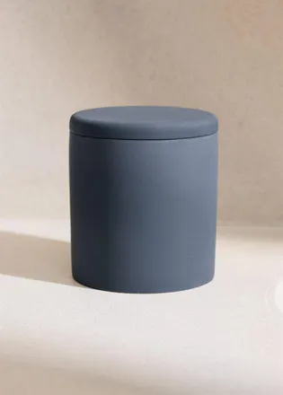 Mango Gobelet salle de bains r&eacute;sine gris anthracite - Home - M - MANGO HOME