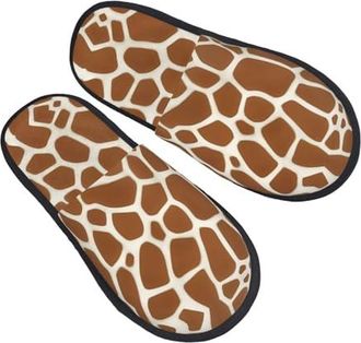 Generic Pantoufle Impression DImprim&eacute;s Girafe Chaussons Respirantes Doux Chausson Pour Femme Homme Unisex L