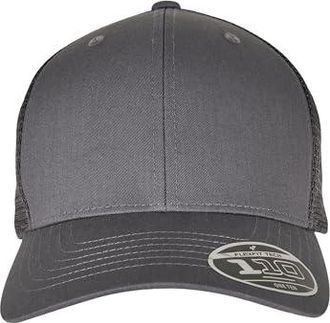 Flexfit Unisex-Adult 110 Trucker Baseball Cap, Grey/Melange, one Size