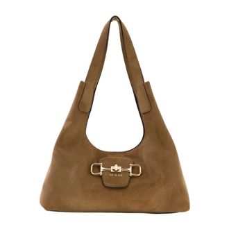 Guess Sunset Small Hobo - Femme - Sacs - Brun - Taille: ONE Size