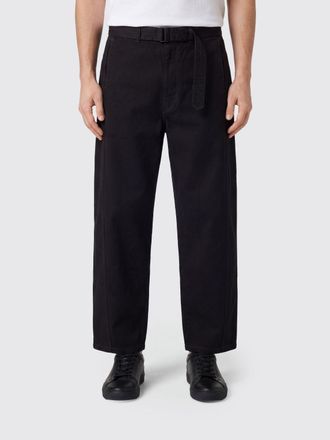 Christophe Lemaire Jean baggy en denim avec une ceinture r&eacute;glable &agrave; la taille