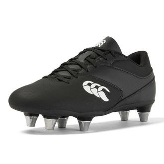Canterbury Of New Zealand Herren Phoenix Raze 2023 Soft Ground Rugby-Stiefel (Schwarz/Weiß)