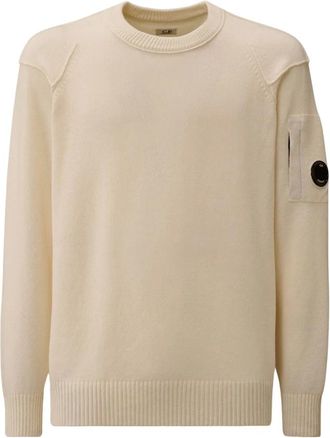 C.P. Company C.p. Company, Homme, Pulls, Blanc, Taille: M CP Company Sweaters White