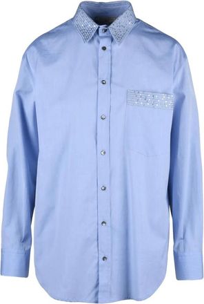 Antonelli Femme, Blouses et Chemises, Bleu, Taille: 38 FR Chemises