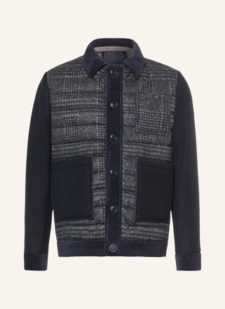 Distretto 12 Distretto 12 Overjacket Urban Gent Im Materialmix blau