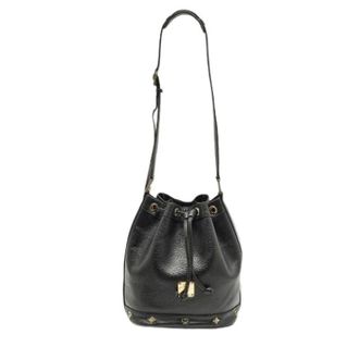 MCM Sac Seau en Cuir Pre-owned - Femme - Pre-owned - Noir - Taille: ONE Size