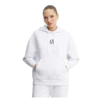 A|X Armani Exchange Damen, Sweatshirts & Hoodies, Wei&szlig;, SGr&ouml;&szlig;e