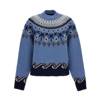 Alanui Damen, Strickwaren, Blau, XSGr&ouml;&szlig;e