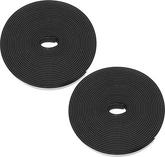PartyKindom 2rollen Selbstklebender Dichtungsstreifen Schalldicht Tür Fensterabdichtung Zugluftstopper Schallschutz Anti-kollisionsstreifen Für Zuhause Bar Ktv