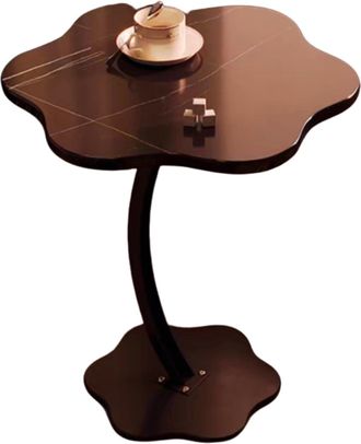 Generic Beistelltisch Klein Nachtisch Small Table Holz Minitisch Tisch Sofatisch Couchtisch Kaffeetisch for Wohnzimmer Schlafzimmer Balkon Blumenzimmer(Black)