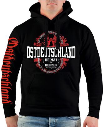 Spass Kostet Herren Kapuzenpullover Ostdeutschland Heimat im Herzen DDR unser Osten Jungs