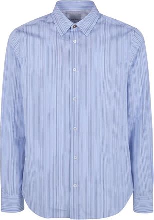 Paul Smith Homme, Chemises, Bleu, Taille: L Signature Stripe Slim-fit Shirt
