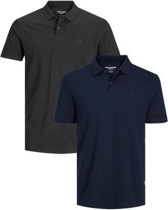 Jack & Jones Poloshirt (Spar-Set, 2er-Pack) mit Aufn&auml;her
