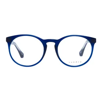 Sandro Lunettes rondes &agrave; monture int&eacute;grale - Femme - Accessoires - Bleu - Taille: ONE Size