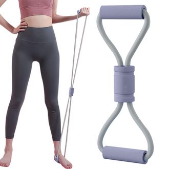 Generic Widerstandsb&auml;nder f&uuml;r Training, Gurt in Form von 8 mit Griffen f&uuml;r Arm&uuml;bungen - tragbares Ger&auml;t f&uuml;r Krafttraining, Dehnung der Arme, Schultern, R&uuml;cken